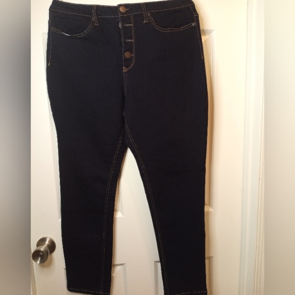 NOBO | Jeans | Cutest Dark Blue Curvy Stretch Denim Skinny Jeans | Poshmark
